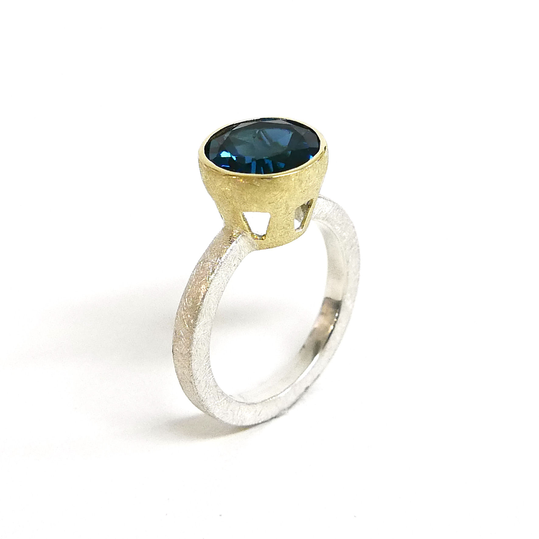 ring-conische-kast-opengewerkt-zilver-geel-goud-london-blue-topaas ...
